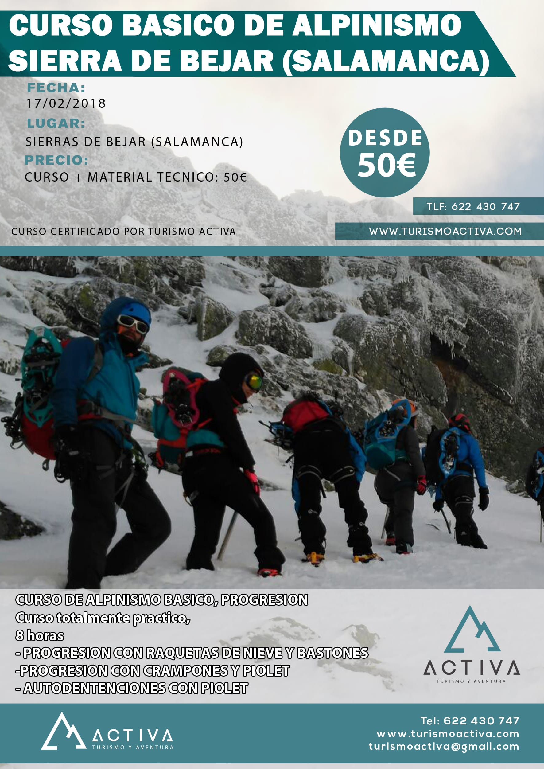 17/02/2018 CURSO BÁSICO DE ALPINISMO - www.turismoactiva.com