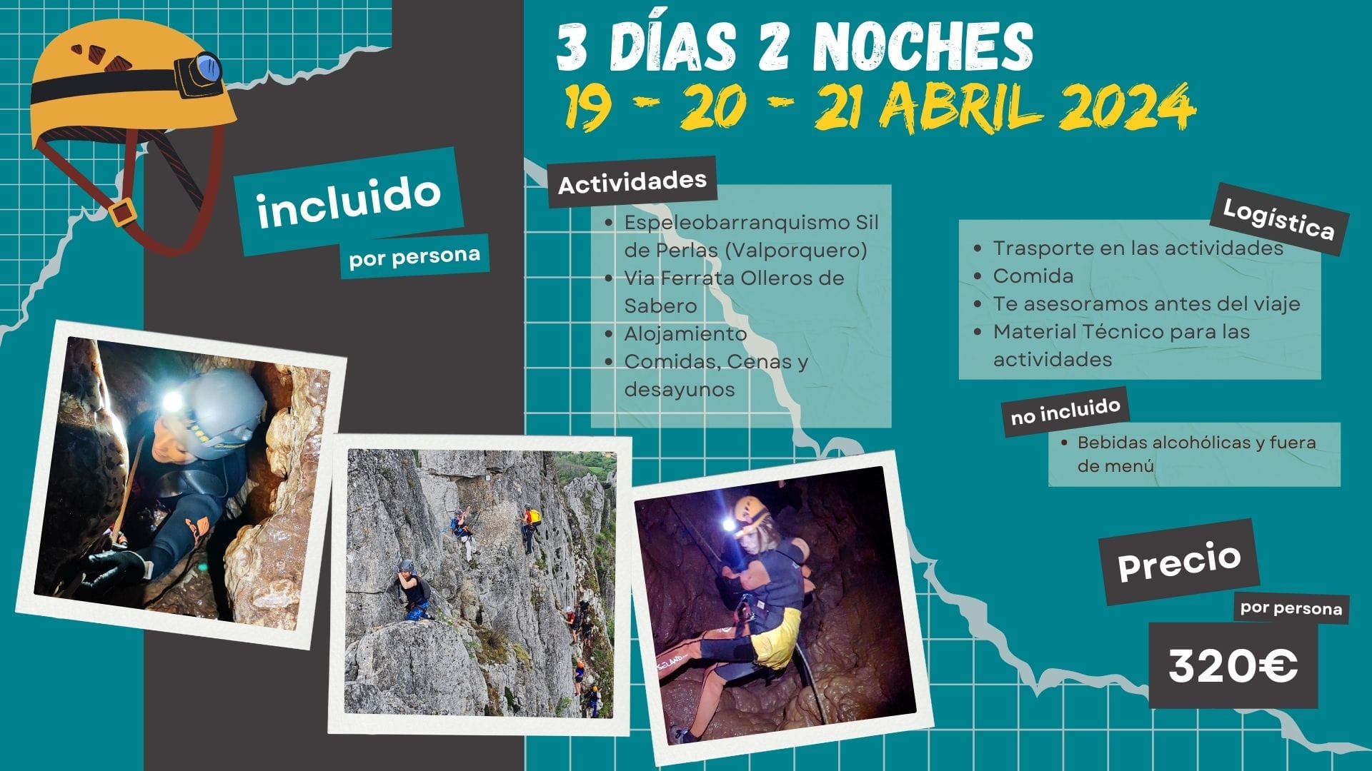 Viaje aventura León Espeleobarranquismo Valporquero y Ferrata de Sabero ...